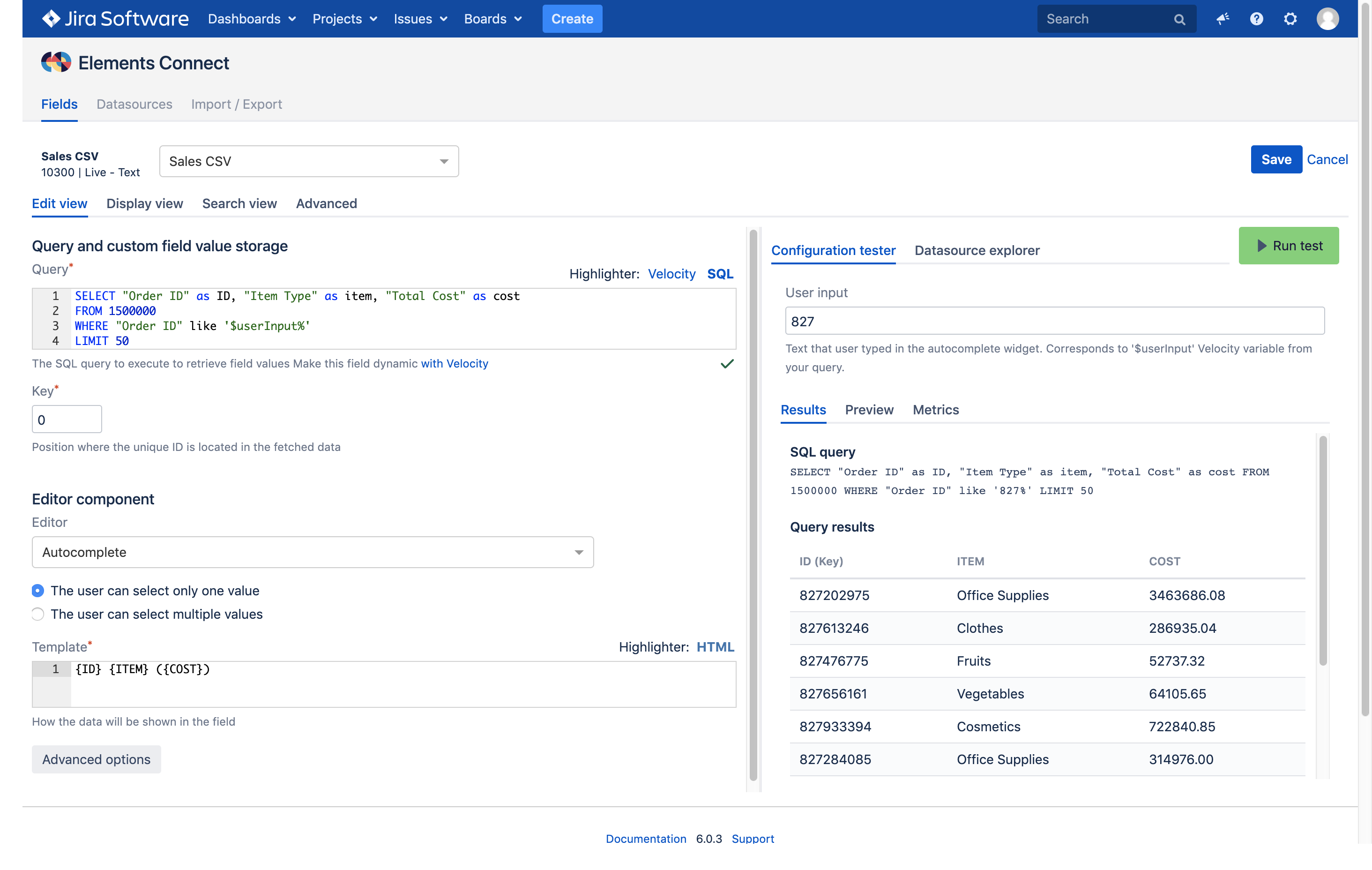 Is It Possible To Configure Dependent Fields Connected To A Csv Datasource